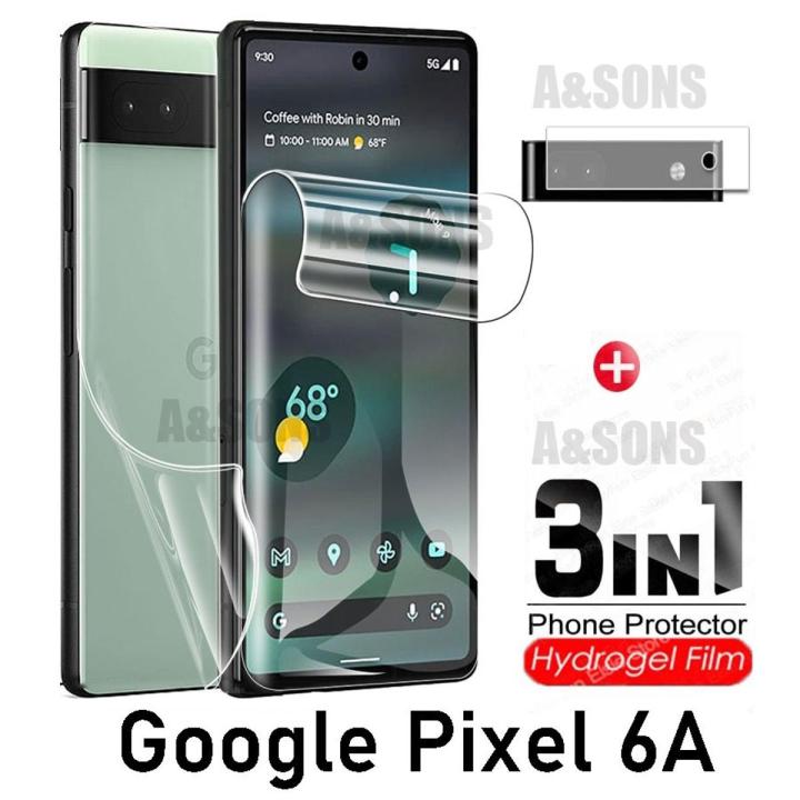 Google Pixel 6A screen protector Jelly and back Side Jelly Protector ...