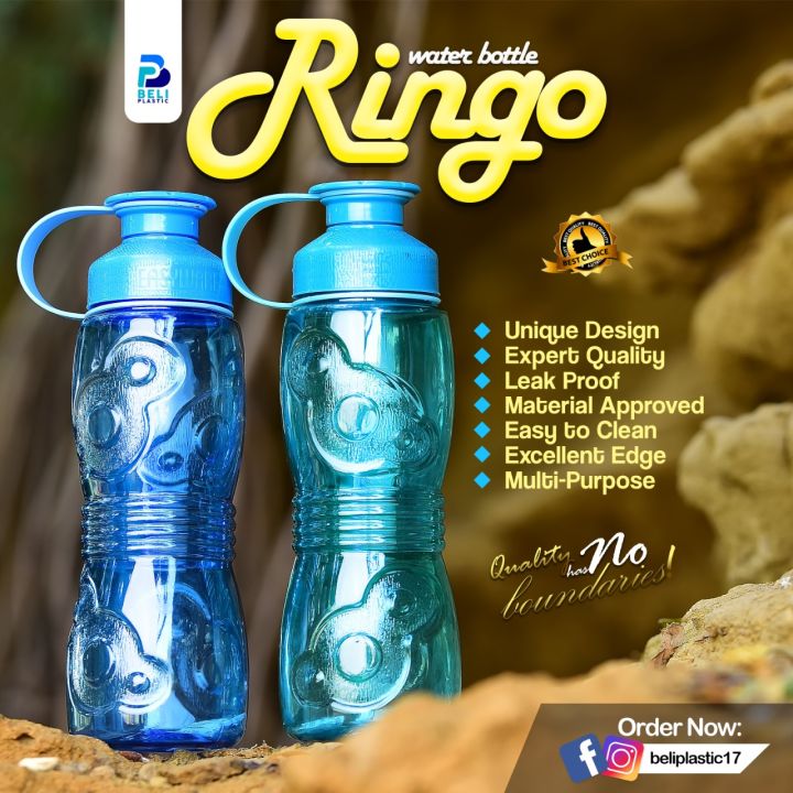 RINGO WATER BOTTLE BEAUTIFUL COLORS & DESIGN-1000ML | Daraz.pk