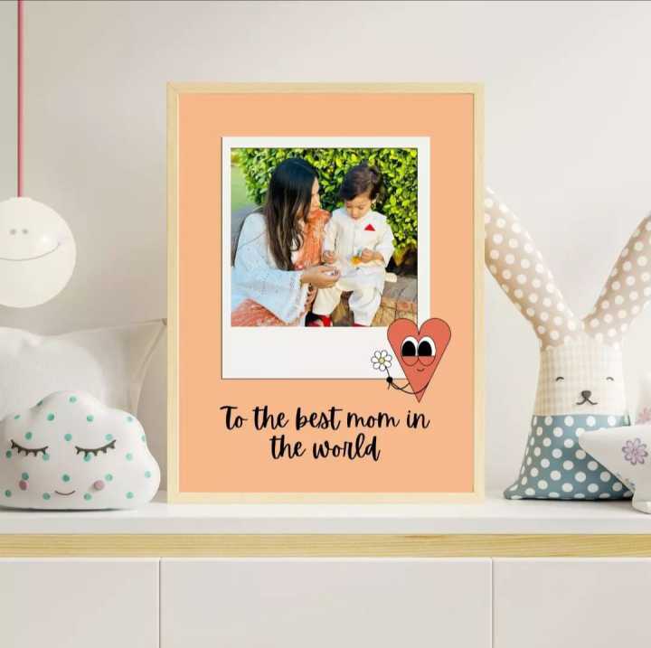 Customized The world Best Mom Photo Frame | Daraz.pk