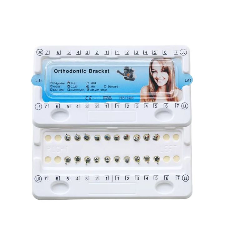 Orthodontic Bracket set MBT 20pcs / Dental Orthodontic Edgewise ...