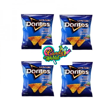 Doritos Sweet Chilli Pepper Tortilla Chips 92 grams (4 packs x 23 grams ...