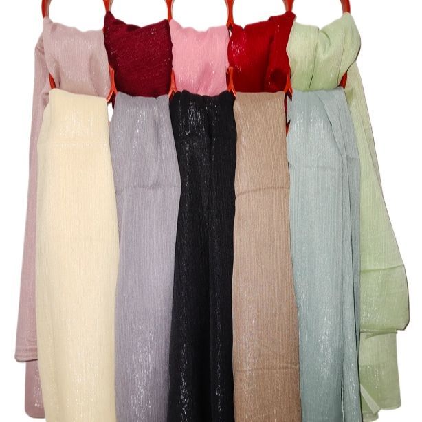 Premium Quality Crinkle Chiffon Hijab Scarf / stoller for girls Easy to ...