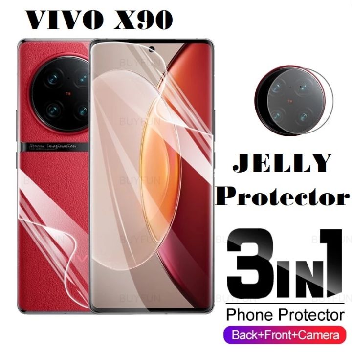 VIVO_ X90 Screen Protector Jelly and Back side Jelly Protector For X90 ...