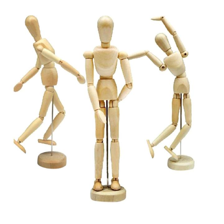 Wooden Manikin 12" Move able Model for Artists | Daraz.pk
