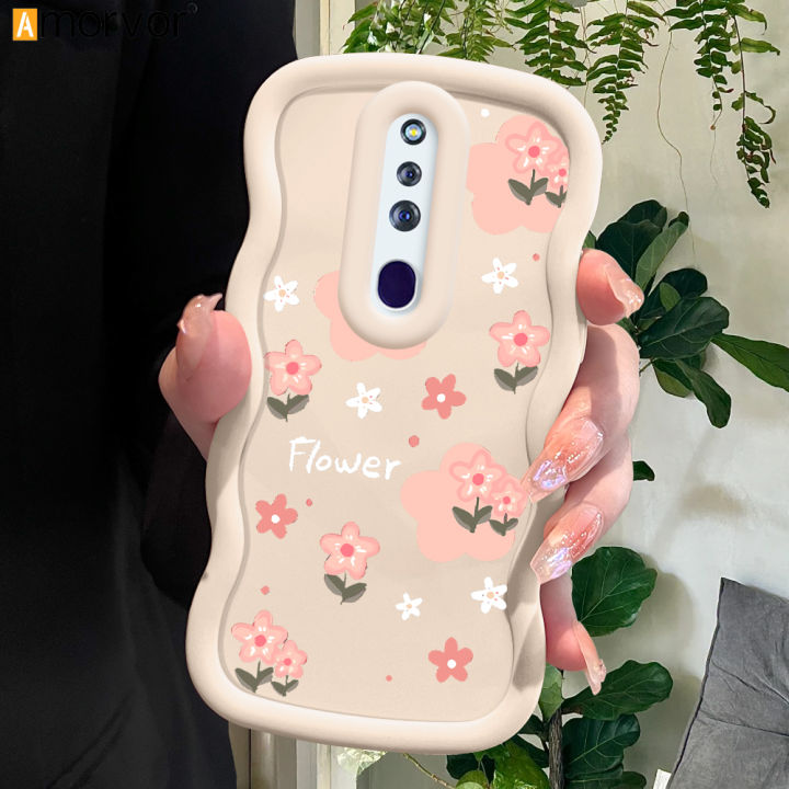 AMORVOR for OPPO F11 Pro Back Cover Pretty Flowers Pattern Luxury Phone ...