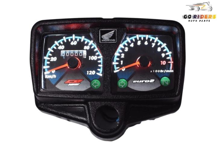 White LED Backlight Glow Meter Speedometer for Honda CG 125 Motorcycle ...