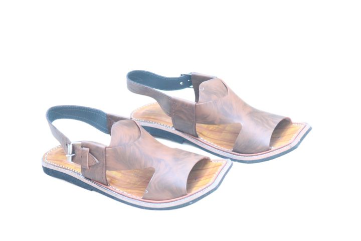 Hilm-Kohati Sandal – Gents – Genuine Leather with Tyre sole babar sher ...
