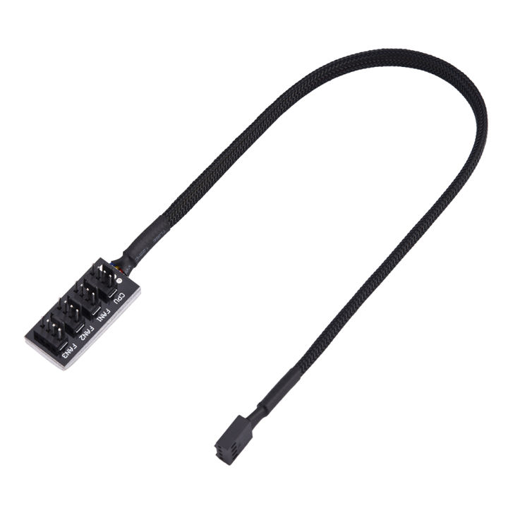 4-Pin Computer CPU/Case Fan Power Multi Splitter Connector Cable ...
