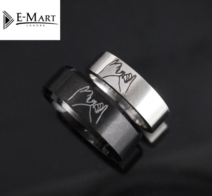 Pinky Promise Ring for Couple Without Box | Daraz.pk