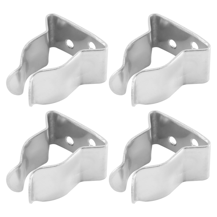 4 Pieces of Stainless Steel Boat Hook Small Spring Clamp Holder Boat ...