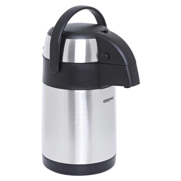 Geepas Stainless Steel Air Pot Flask, 3.5L Vacuum Flask, GVF5263 | Hot ...