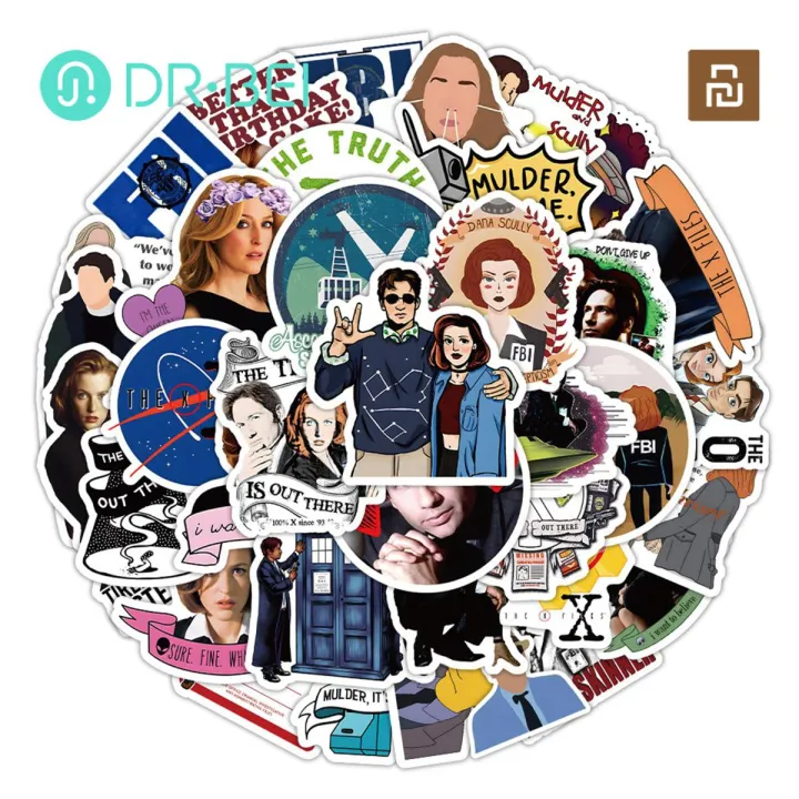 DR BEI Cartoon Stickers Various Sci-Fi American Drama Decorative ...