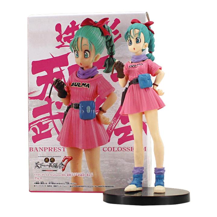 17CM PVC Dragon Ball Anime Budo Club No. 90 Bulma Girlhood Bulma Son ...