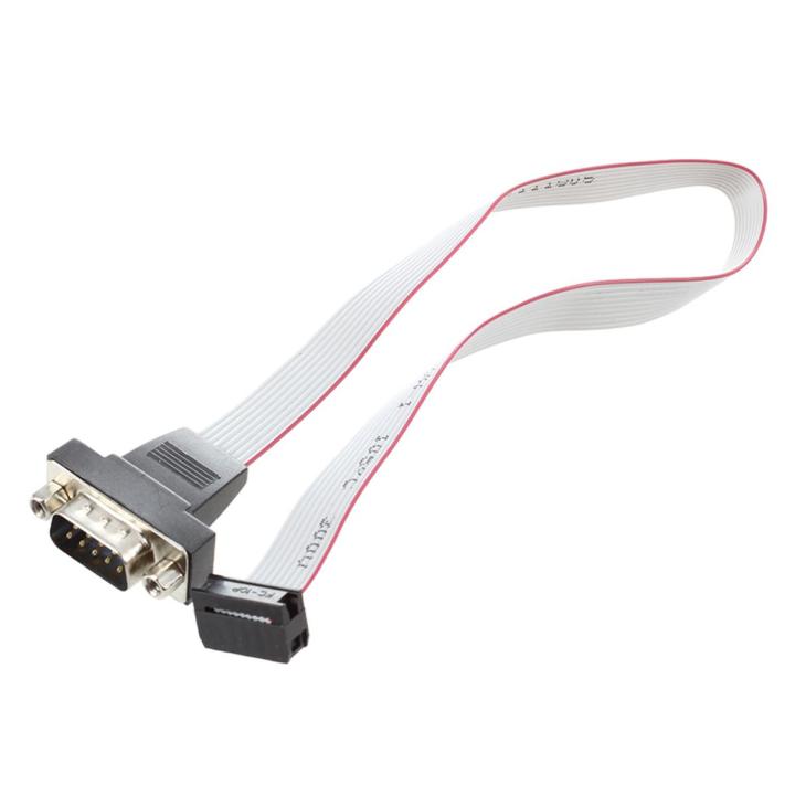DB9 RS232 to 10 pin Ribbon Cable Connector Adapter | Daraz.pk