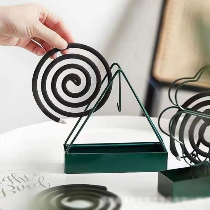 Mosquito Coil Burner Hanging Mosquito Coil Holder Iron Triangle | Daraz.pk