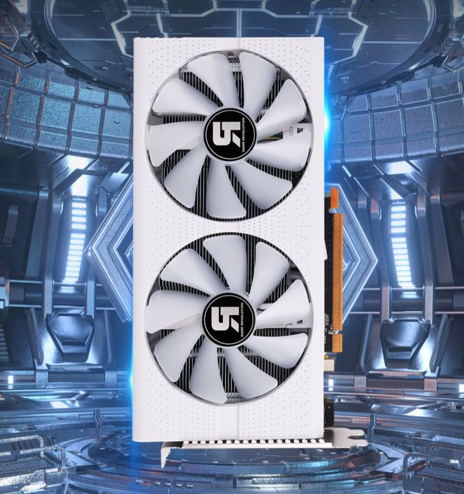 GAME REVOLUTION AMD RX 580 2048SP 8GB GDDR5 256bit White GPU Desk ...