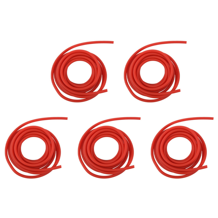 5X Tubing Exercise Rubber Resistance Band Catapult Dub Elastic, Red 2 ...