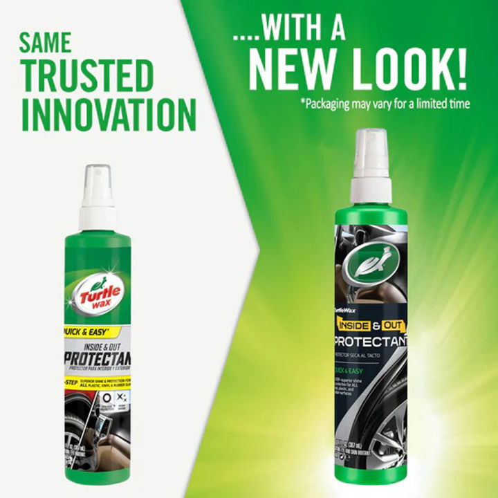TURTLE WAX QUICK & EASY INSIDE & OUT PROTECTANT 307 ML | Daraz.pk