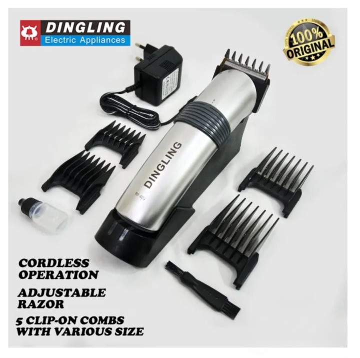 Dinglong Professional Hair Clipper RF-609 with Adjustable Razor and ...