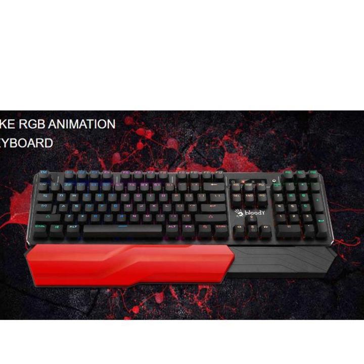 BLOODY (A4 TECH) B975 LIGHT STRIKE RGB ANIMATION GAMING KEYBOARD | Daraz.pk