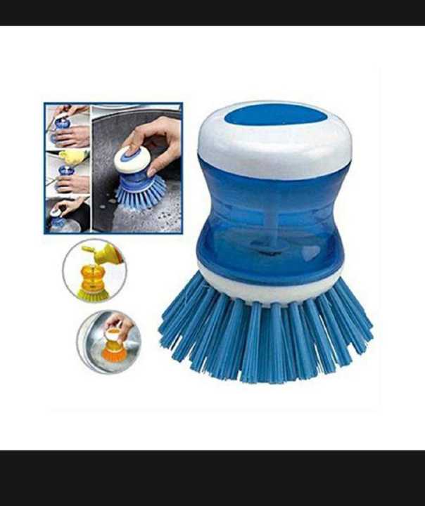 AR Kitchen Wash Tool Pot Dish Plastic Brush With Washing Up Liquid Soap ...