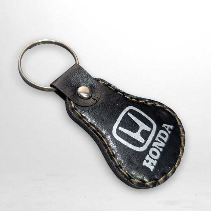 PU Leather Honda Logo Keychain – Shockproof & Stylish | Daraz.pk