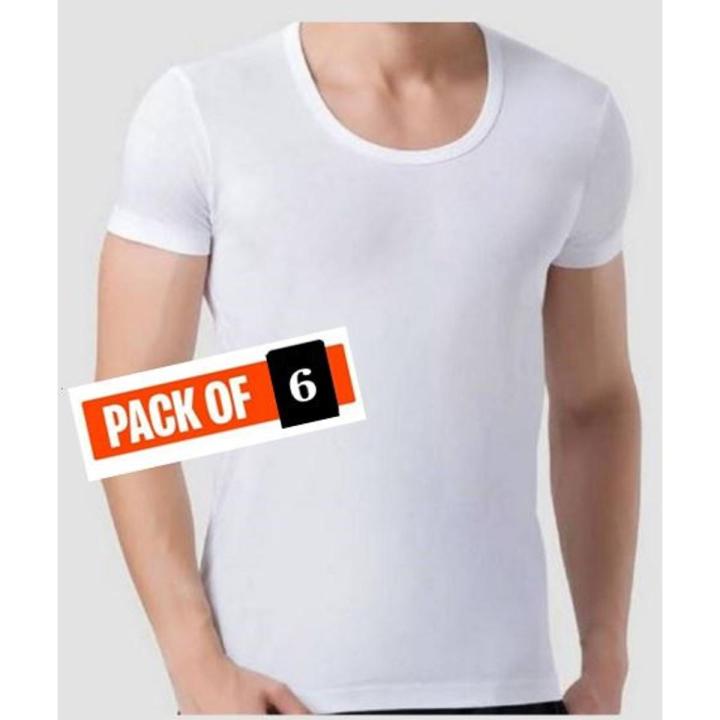 Men Vest - Banyan - Pack of 6 - Half Sleeves - Cotton - Inner wear ...