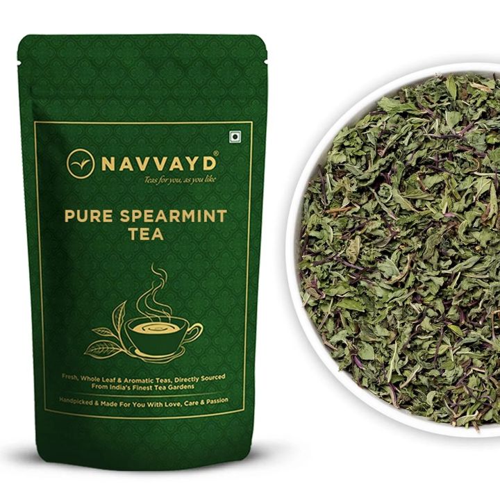 NAVVAYD Spearmint Tea (105 Grams, 50 Cups), Delicious & Healthy Tea ...