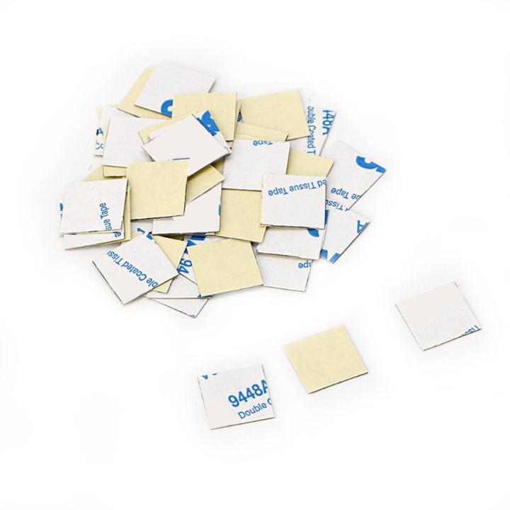 Wili 50Pcs 14*14mm Heatsink Thermal Double Side Adhesive Tape Sticker ...