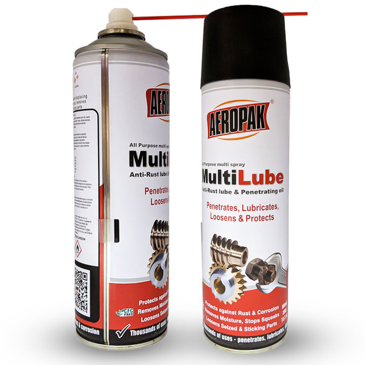 AEROPAK MultiLube lubricates spray 500ml for removes moisture ...