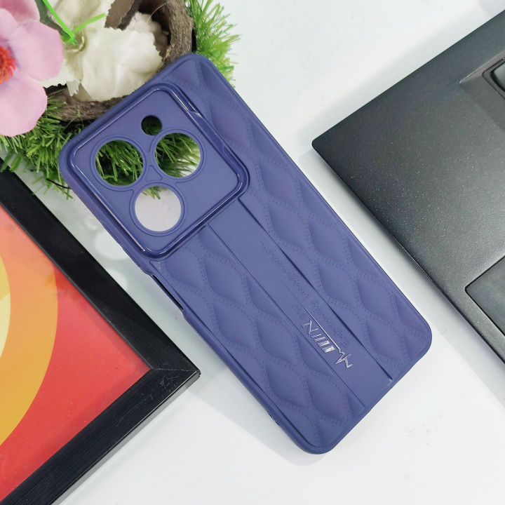 Itel P55 4G Cover Premium Quality Diamond Cut Texture Case for Itel P55 ...