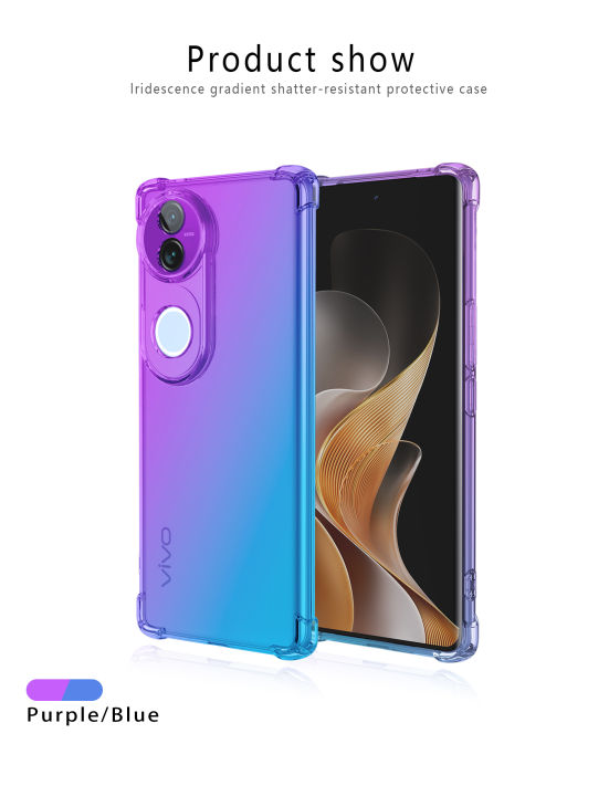 For VIVO V50 case anti-fall color mobile phone case VIVO S20 5G ...
