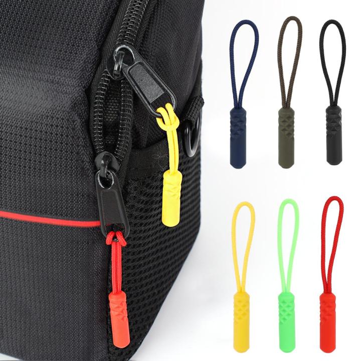 10PCS Detachable Colorful Zipper Pull Head PVC Backpack Zipper Hanging ...