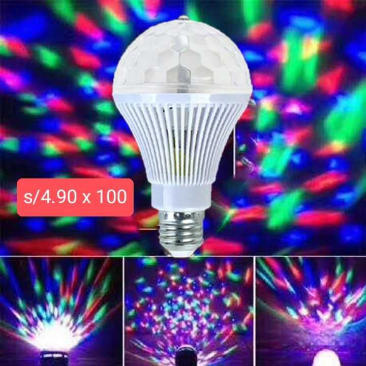 New small magic ball bulb colorful rotating magic ball bulb KTV bar ...