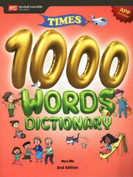 TIMES 1000 WORDS DICTIONARY (APP AVAILABLE!) ORANGE | Daraz.pk