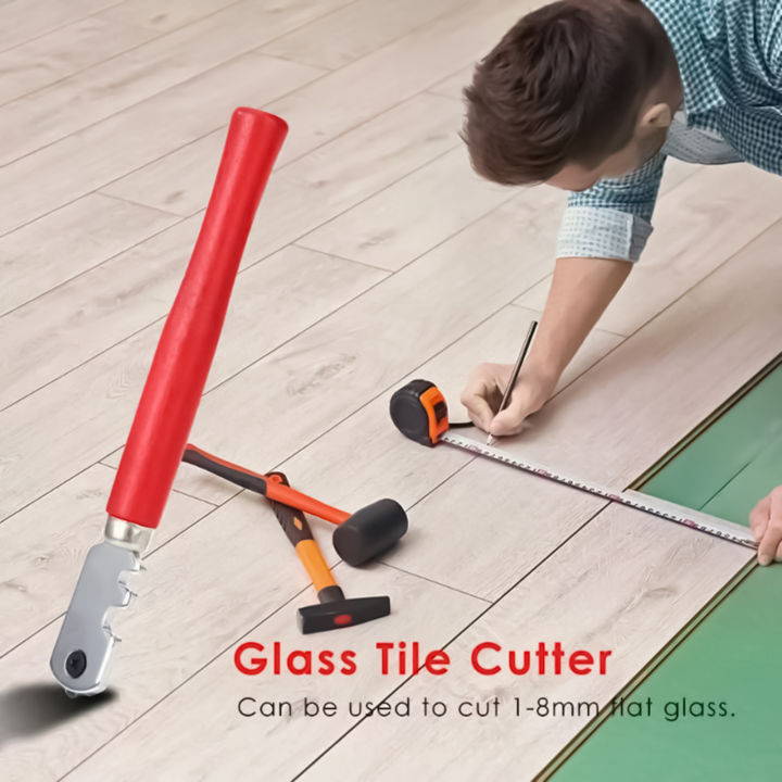 6-Wheel Handheld Ceramic Tile Cutter Tool 14cm Steel for Tiles Mirrors ...