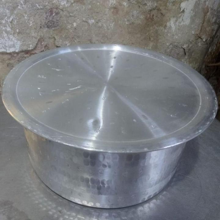 3kg Cooking Sauce Pot Salan Pateela Aluminum Degcha with Lid | Daraz.pk