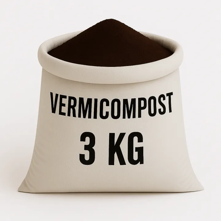 3 kg Vermicompost – Organic Vermi Compost Fertilizer (Khad) for Plants ...