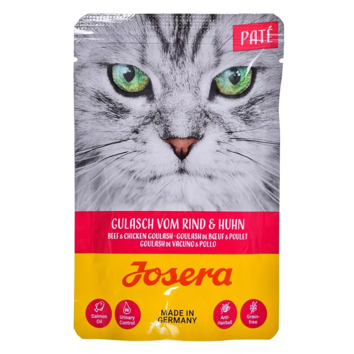 Josera Adult Cat Pate Beef & Chicken Goulash 85 g Pouch | Daraz.pk