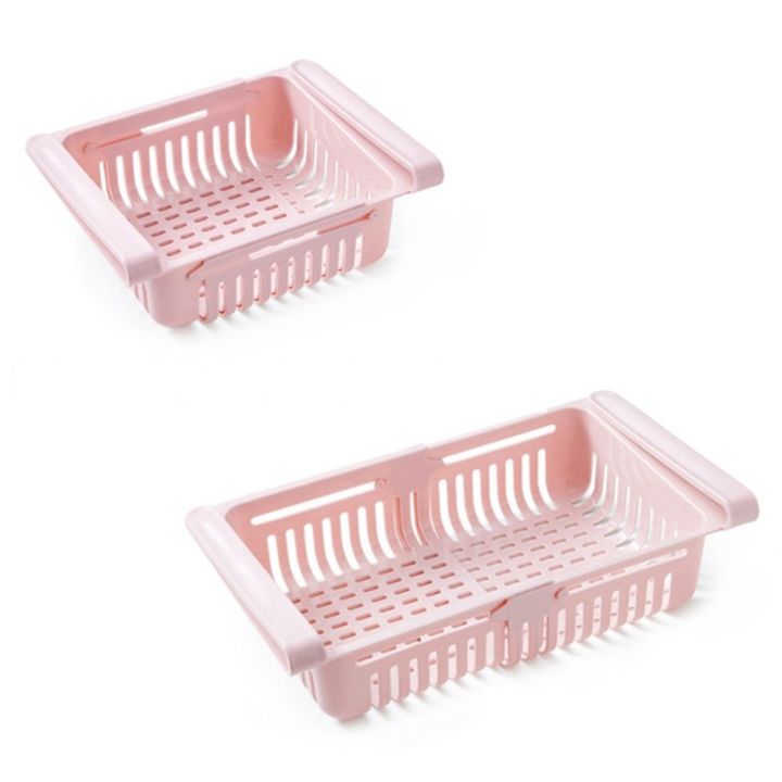 Pull-out refrigerator storage basket PP material Cool compartment ...