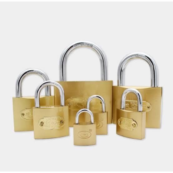 Golden China Pad Lock | PadLock For Door | Heavy Duty China PadLock ...