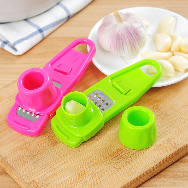 1PCS Garlic Crusher Press Multi-Functional Manual Ginger Garlic ...