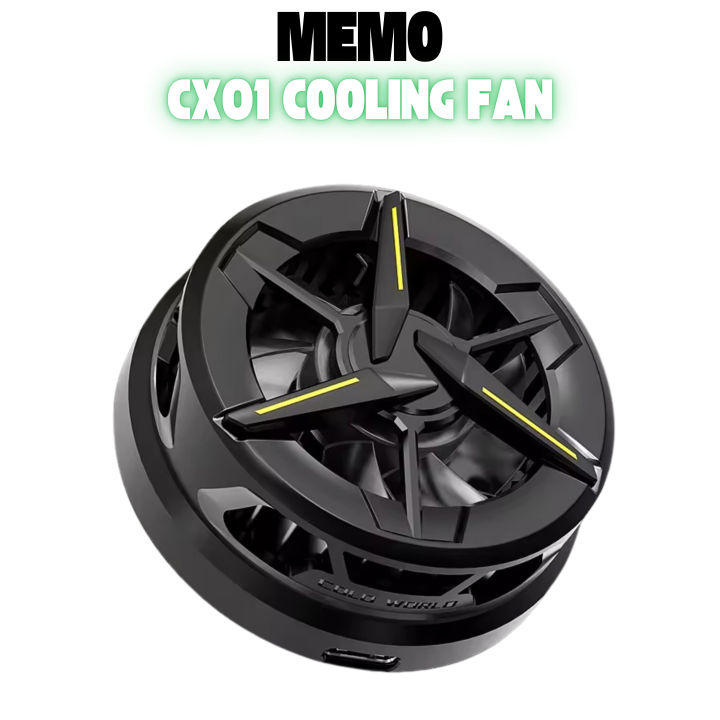 MEMO CX01 Cooling Fan RGB Magnetic Phone Cooler for Gaming CX01 Cooling ...