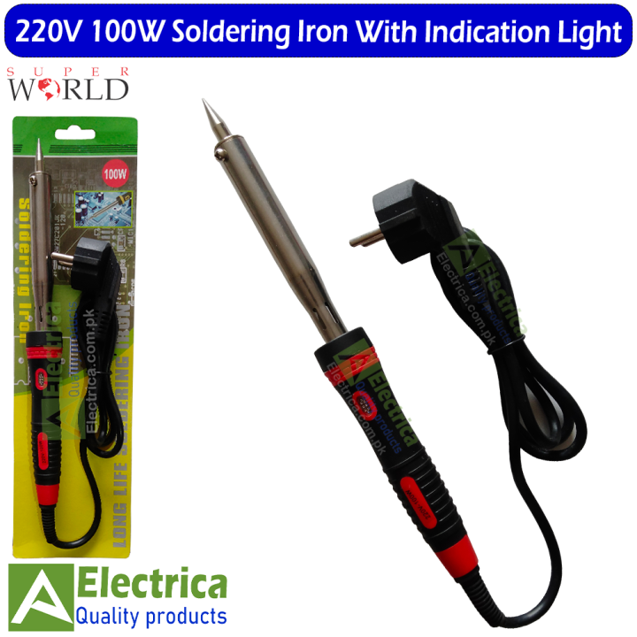 100W Soldering Iron 100 Watts With Indication Light Solder Iron 220V AC ...