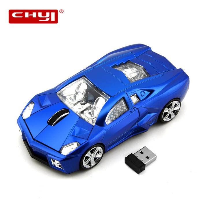 CHYI Sport Car Wireless Mouse USB Optical Computer Mouse 1600DPI Mini ...