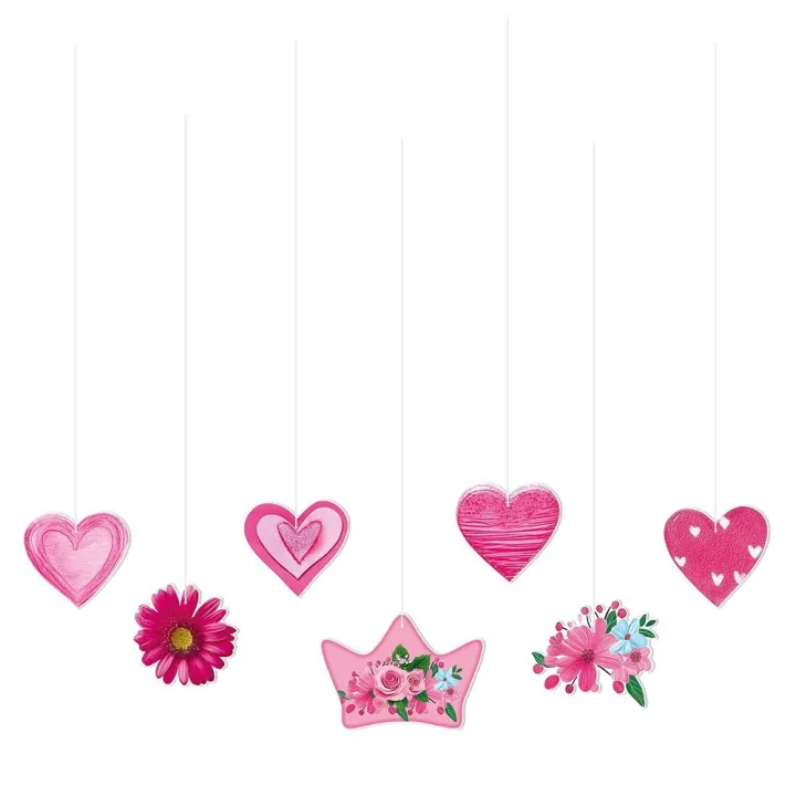 Colorful Pull Flag Festive Celebration Banner Lightweight Floral ...