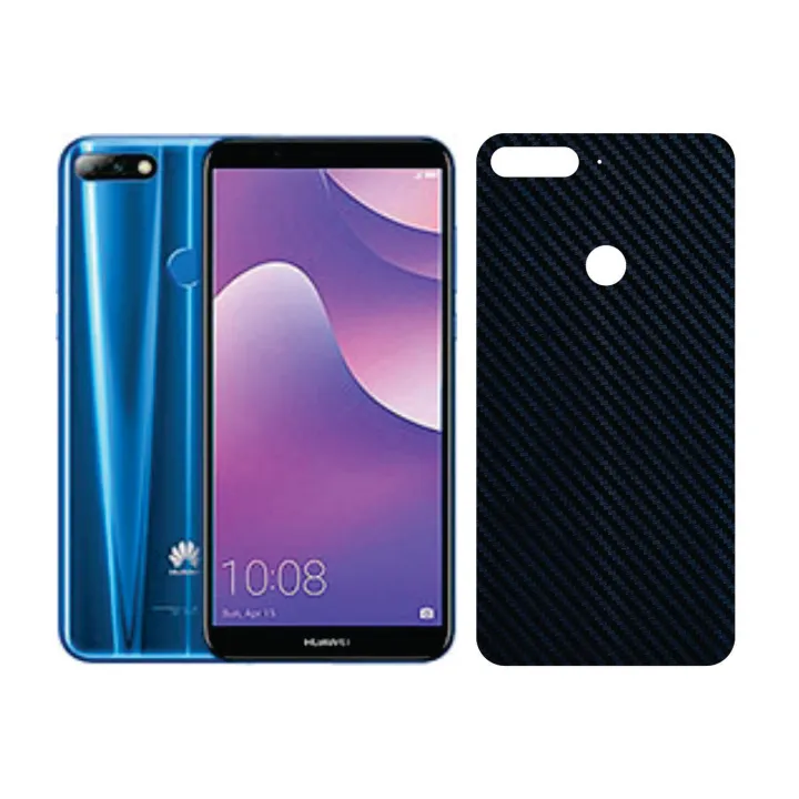 Huawei Y7 Prime (2018) Back Paper OB Carbon Black Sheet Anti-stain Only ...
