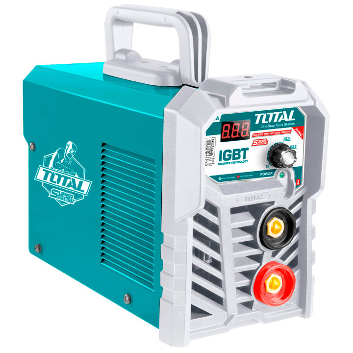 TOTAL Inverter MMA Welding Machine with Electrode Holder, Earth Clamp ...