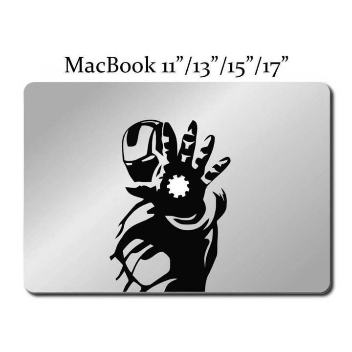 Laptop Sticker Vinyl Decal IRON MAN Decal LAPTOP / MACBOOK MacPro Air ...