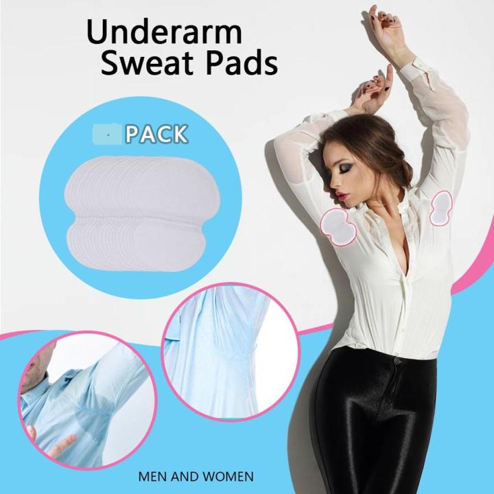 Disposable Underarm Sweat Pads, Cotton Invisible Armpit Absorb Sweat ...